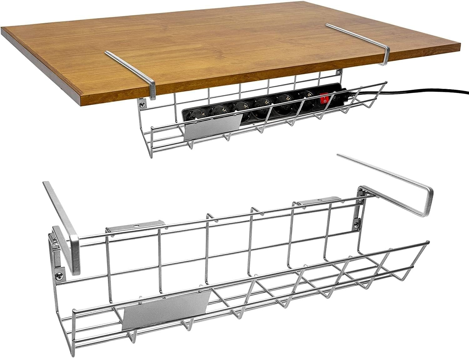 B.N.D TOP Under Desk Cable Management Tray Cable Organizer for Wire ...
