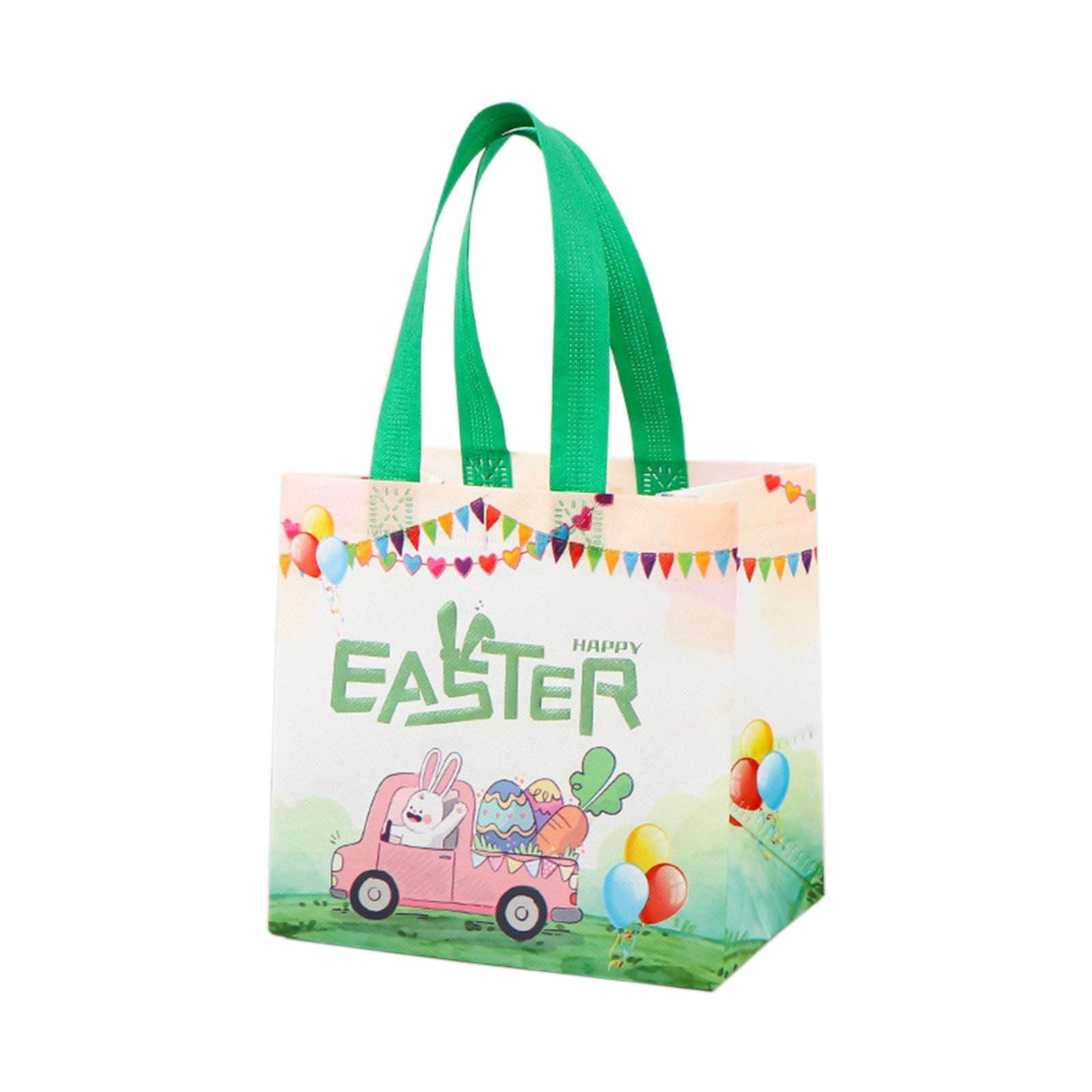 B Non-Woven Reusable Easter Egg Party Handbag Gift Shopping Bag With ...