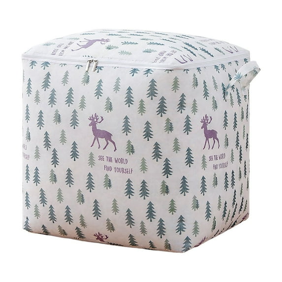 B Non-Woven Storage Bag Zipper-Style Quilt Clothing Organizer With ...