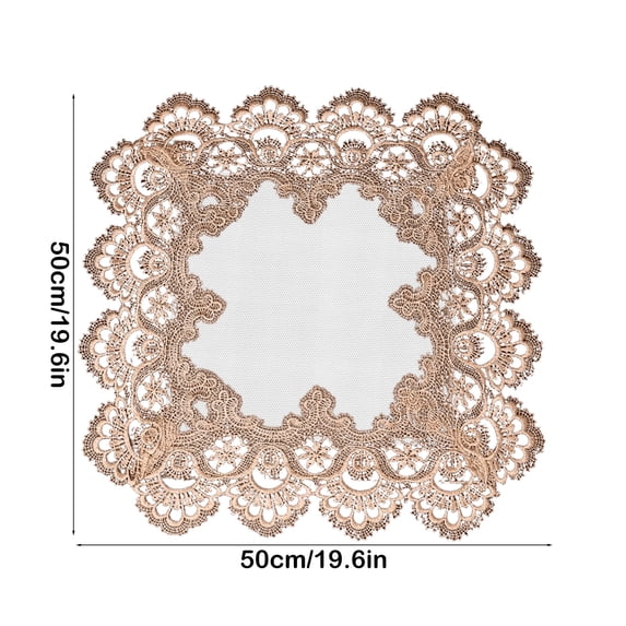 B Decorative Lace Bedside Table Cover Table Mat Dust Protection For ...