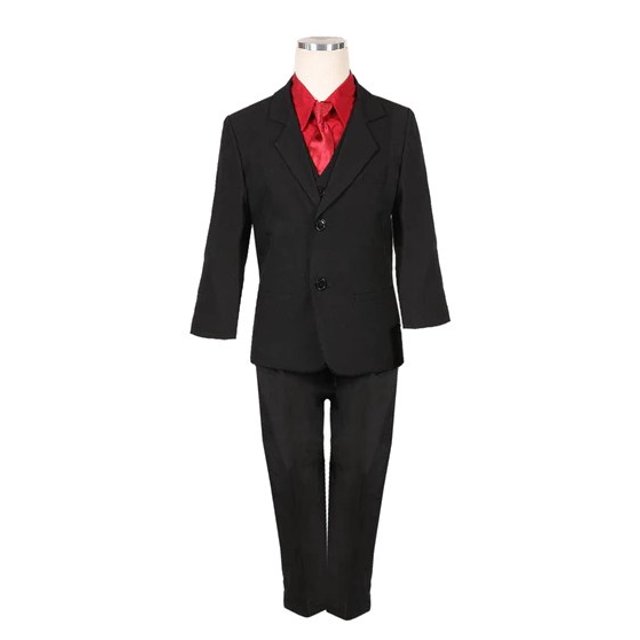 B-One Kids Boys' Formal Suit Suit Set, 5 Piece, Baby Boys 12 Months ...