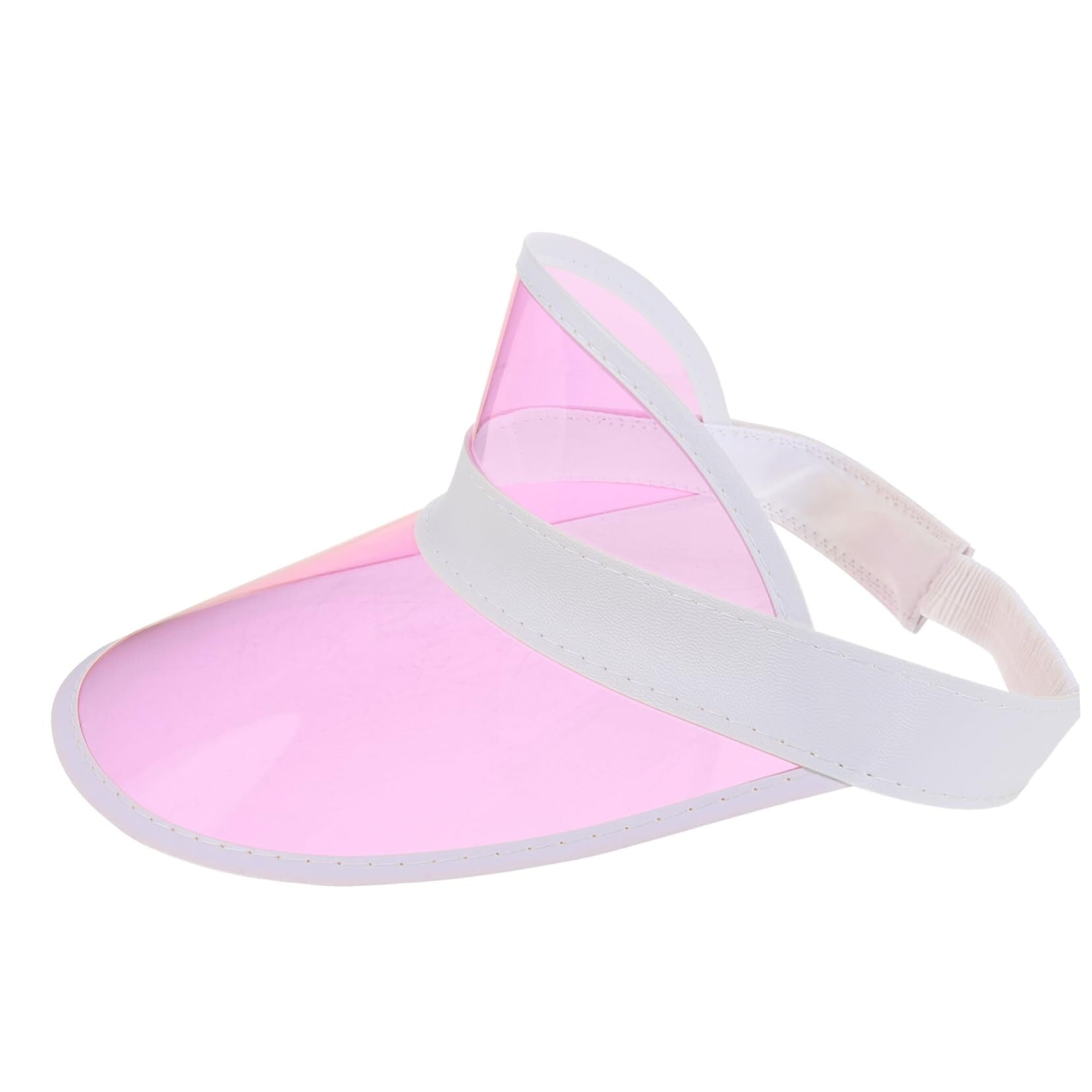 B Outdoor Transparent Sun Hat Stylish Wide Brim UV Protection Beach ...