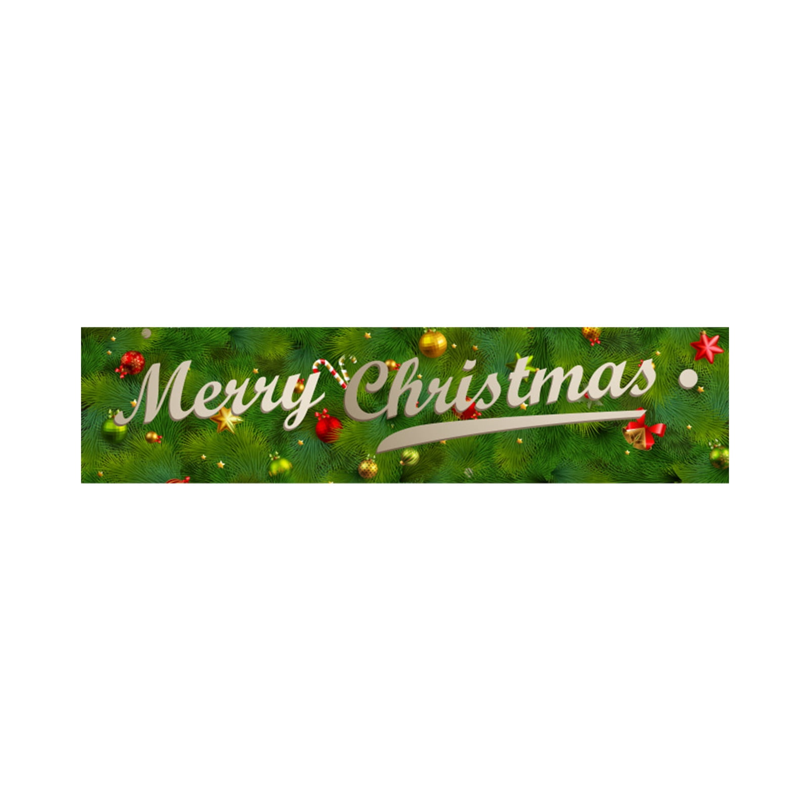 B Oversized Outdoor Christmas Banner Design B Nineteen Point Six Eight ...