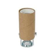 B&P Lamp® 2-1/2 Inch Tall Steel Socket Cup Cover for E26 Medium Base ...