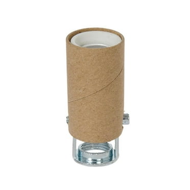 B&P Lamp® 2-1/2 Inch Tall Steel Socket Cup Cover for E26 Medium Base ...