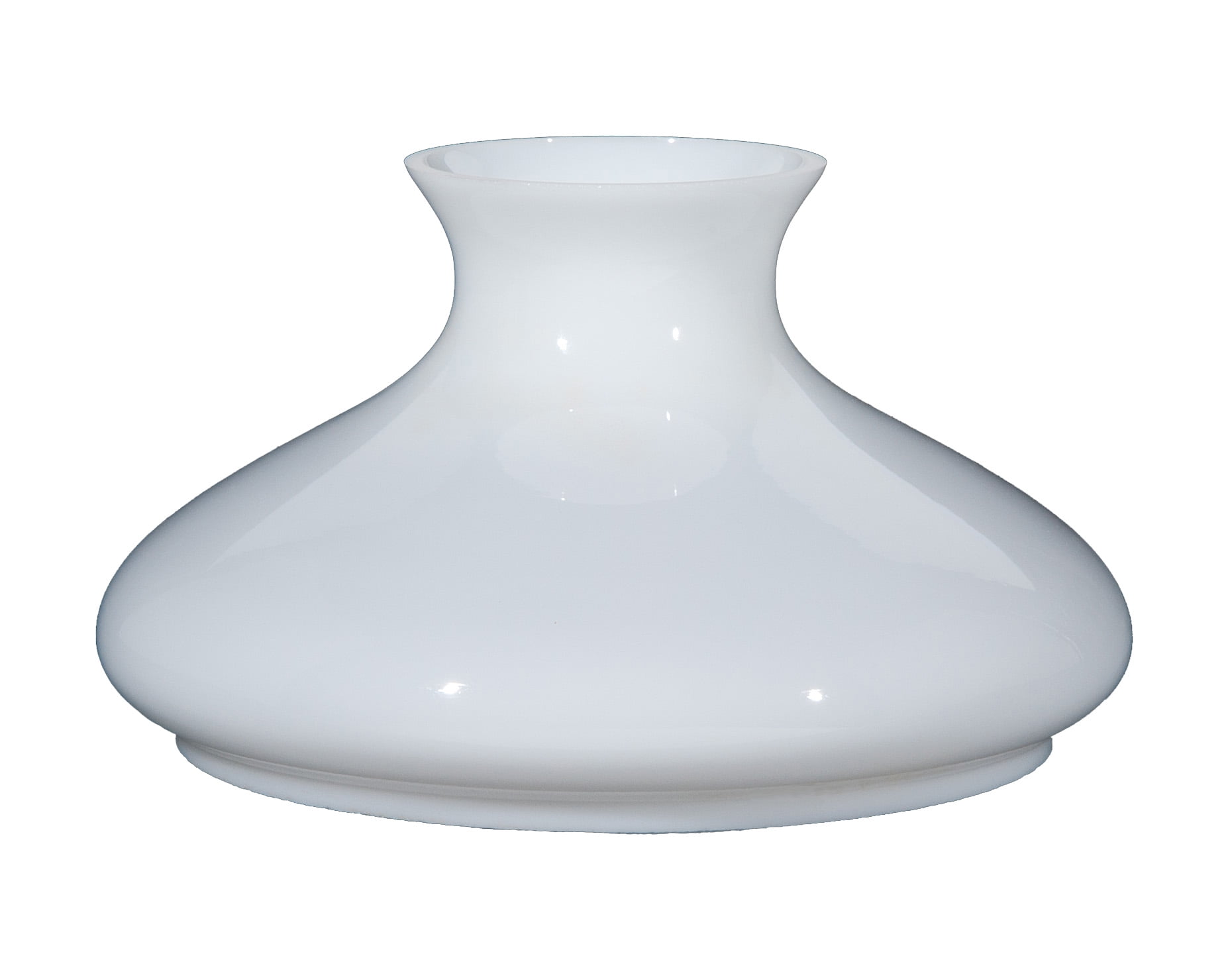 B&P Lamp® 10" Fitter Opal White Glass Tam-O-Shanter Style Student Lamp ...
