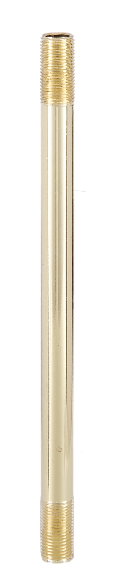 B&P Lamp® 10 Inch Brass Plated 1/8 Ip Steel Threaded Rod - Walmart.com