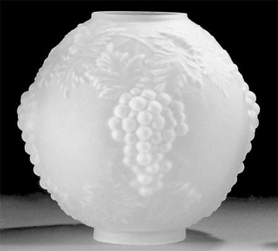 B&P Lamp® 10 Inch Shade, Ball, Sat. Cry, Raised Grape, 4 Inch Fitter ...