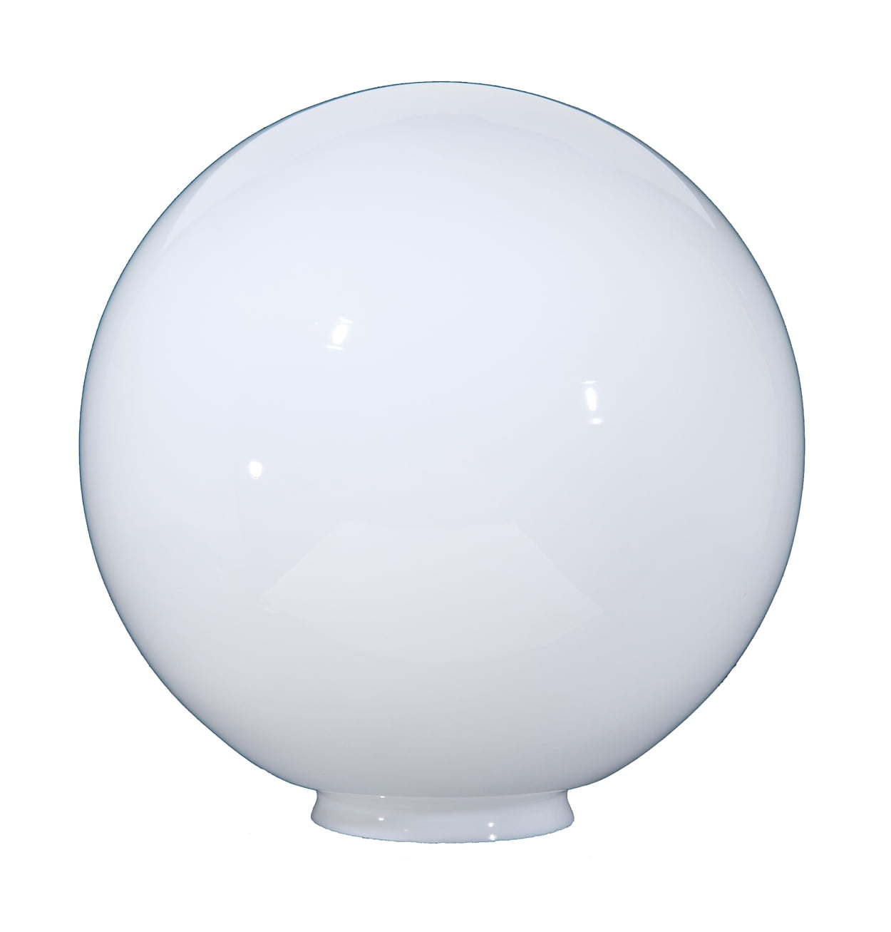 B&P Lamp 16" Opal Glass Ball Lampshade - Milk White Glass Ball Shade ...
