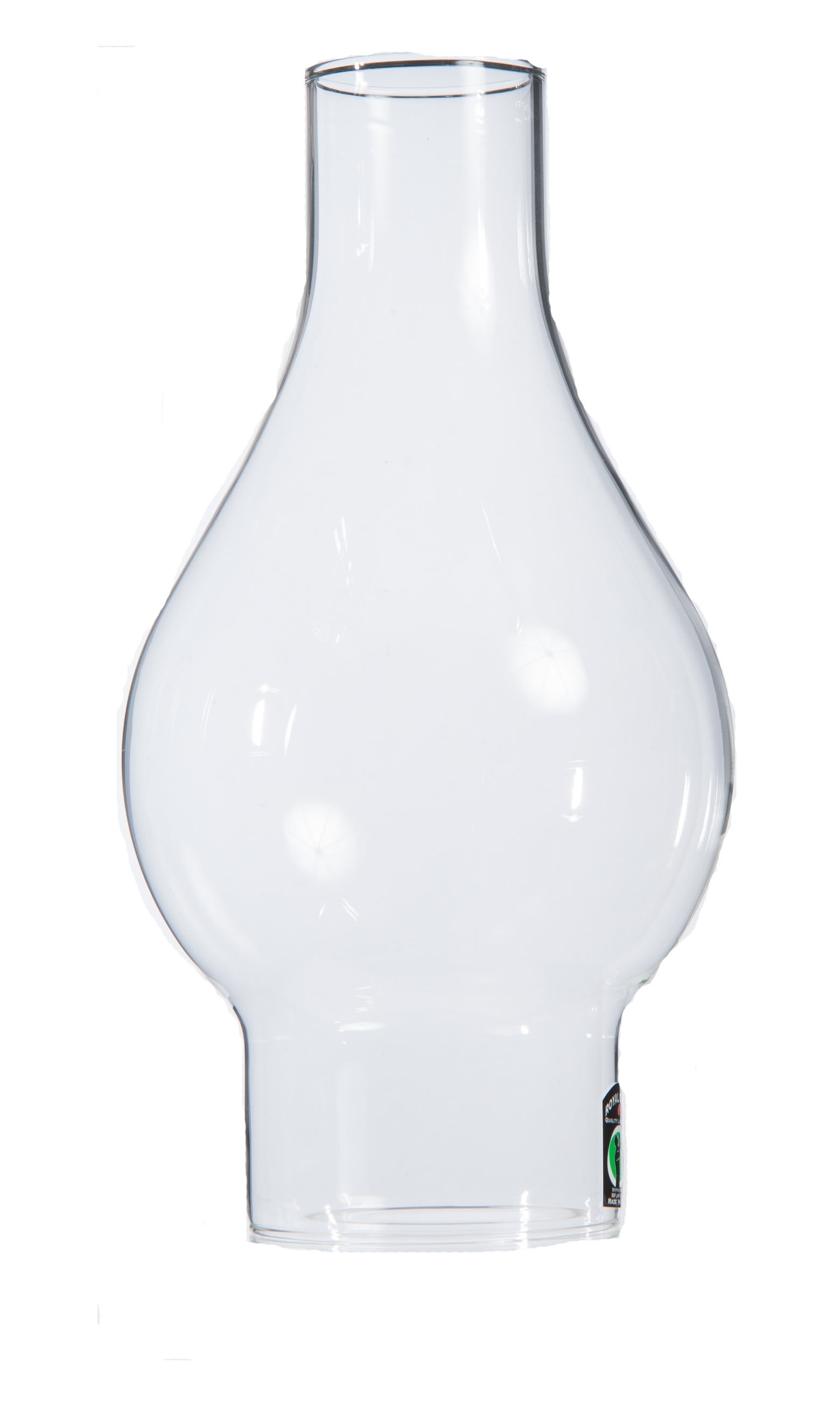 B&P Lamp® 3 Inch by 9 1/4 Inch Clear Glass Lamp Chimney with Large ...