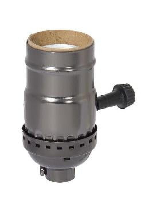 B&P Lamp® 3-Way Medium Base Lamp Socket with Antique Bronze Finish ...