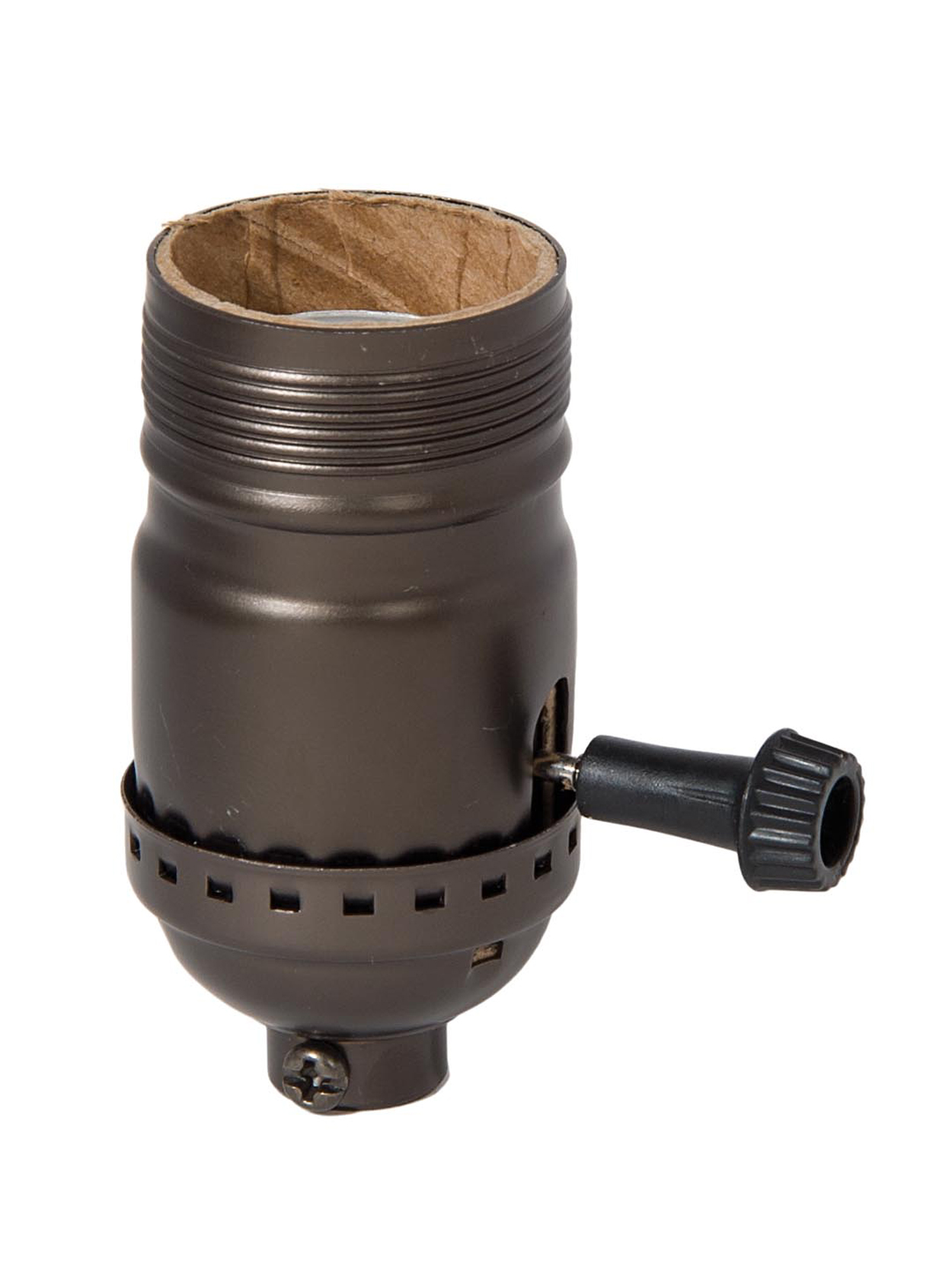 B&P Lamp® 3-Way Medium Base Lamp Socket with Antique Bronze Finish ...