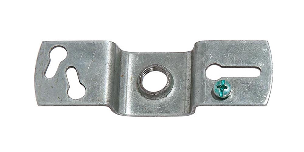 B&P Lamp® 4-3/8 Inch Long Heavy Duty Offset Crossbar with Ground Screw ...