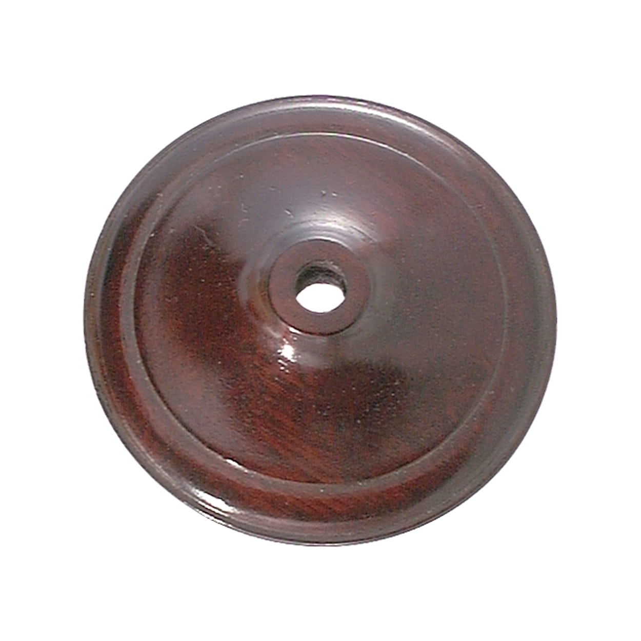 B&P Lamp® 4 Inch Diameter Wooden Vase Cap, Waxed Rosewood Finish ...