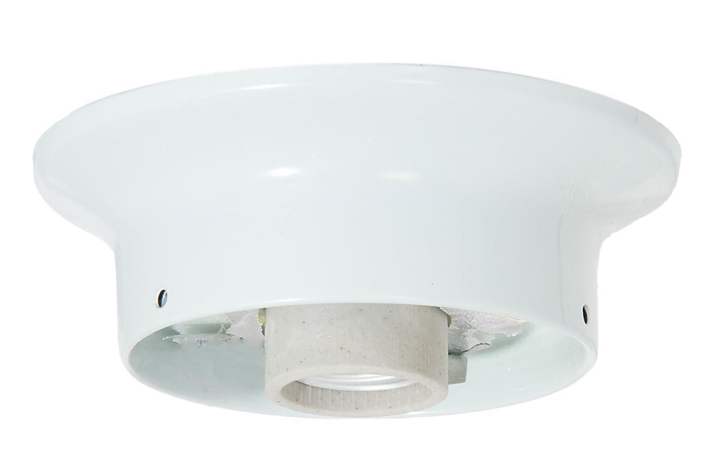 B&P Lamp® 5 Inch Diameter, 3-1/4 Inch Fitter, Wired Ceiling Pan Kit ...