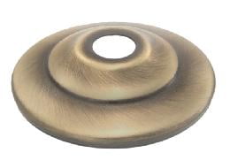 B&P Lamp® 5 Inch Diameter Solid Brass Vase Cap, Antique Brass Finish ...