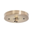 B&P Lamp® 6 Inch Diameter, Single Port, Modern Style Steel Canopy ...