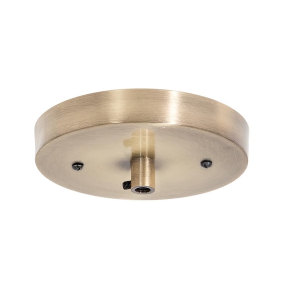 B&P Lamp® 6 Inch Diameter, Single Port, Modern Style Steel Canopy ...
