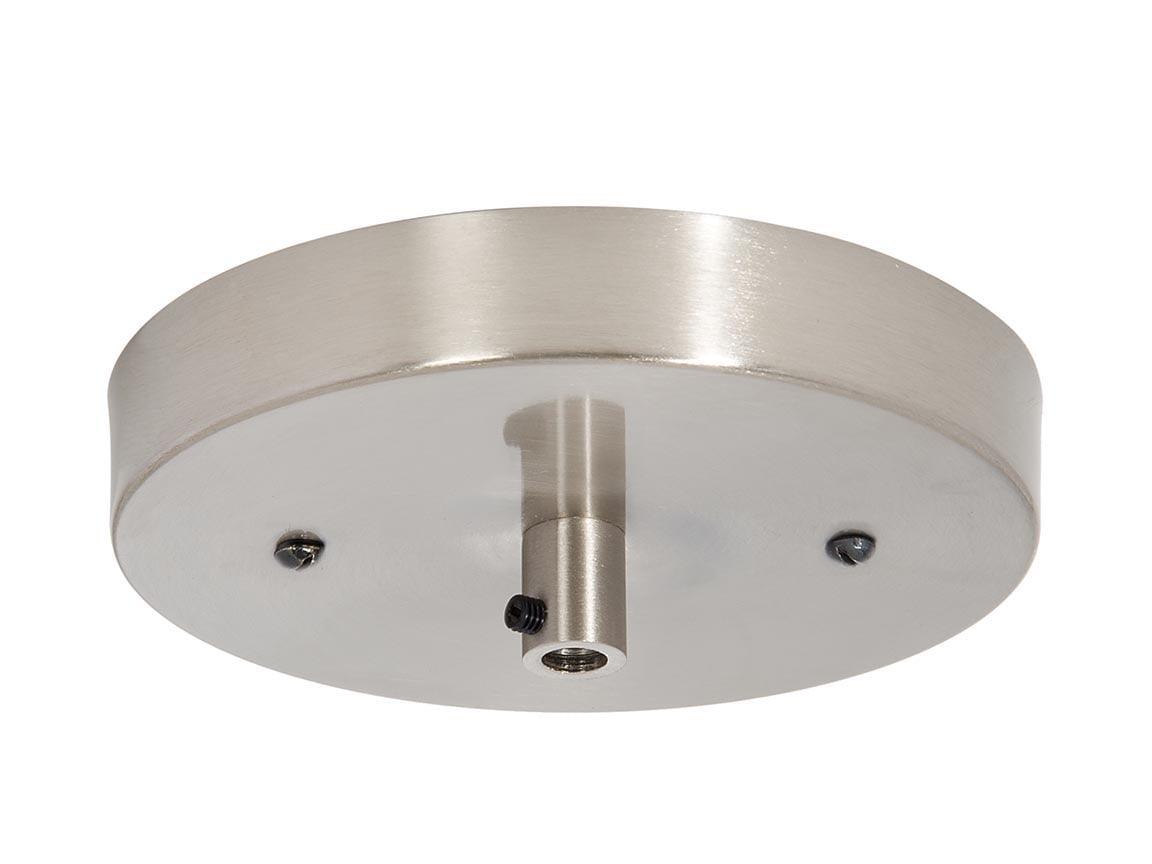 B&P Lamp® 6 Inch Diameter, Single Port, Modern Style Steel Canopy ...