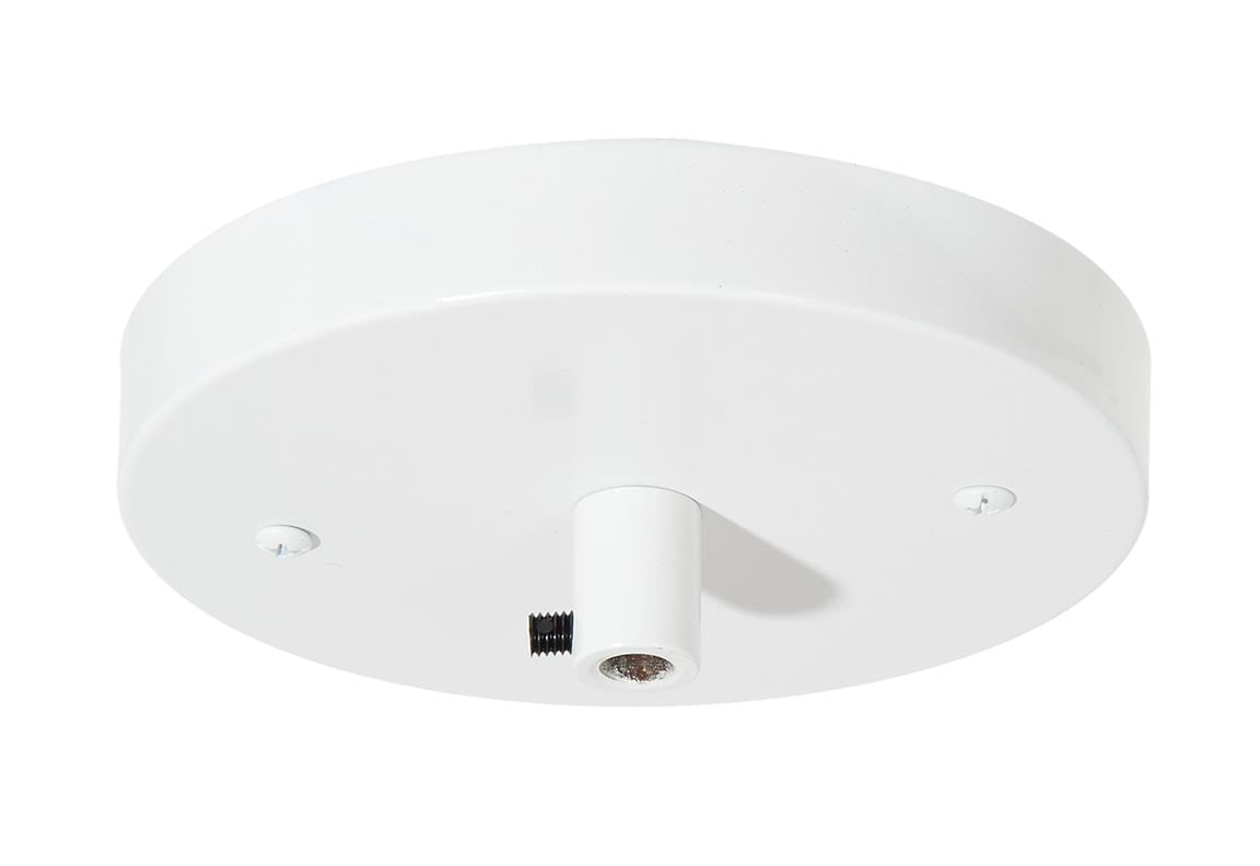 B&P Lamp® 6 Inch Diameter, Single Port, Modern Style Steel Canopy ...