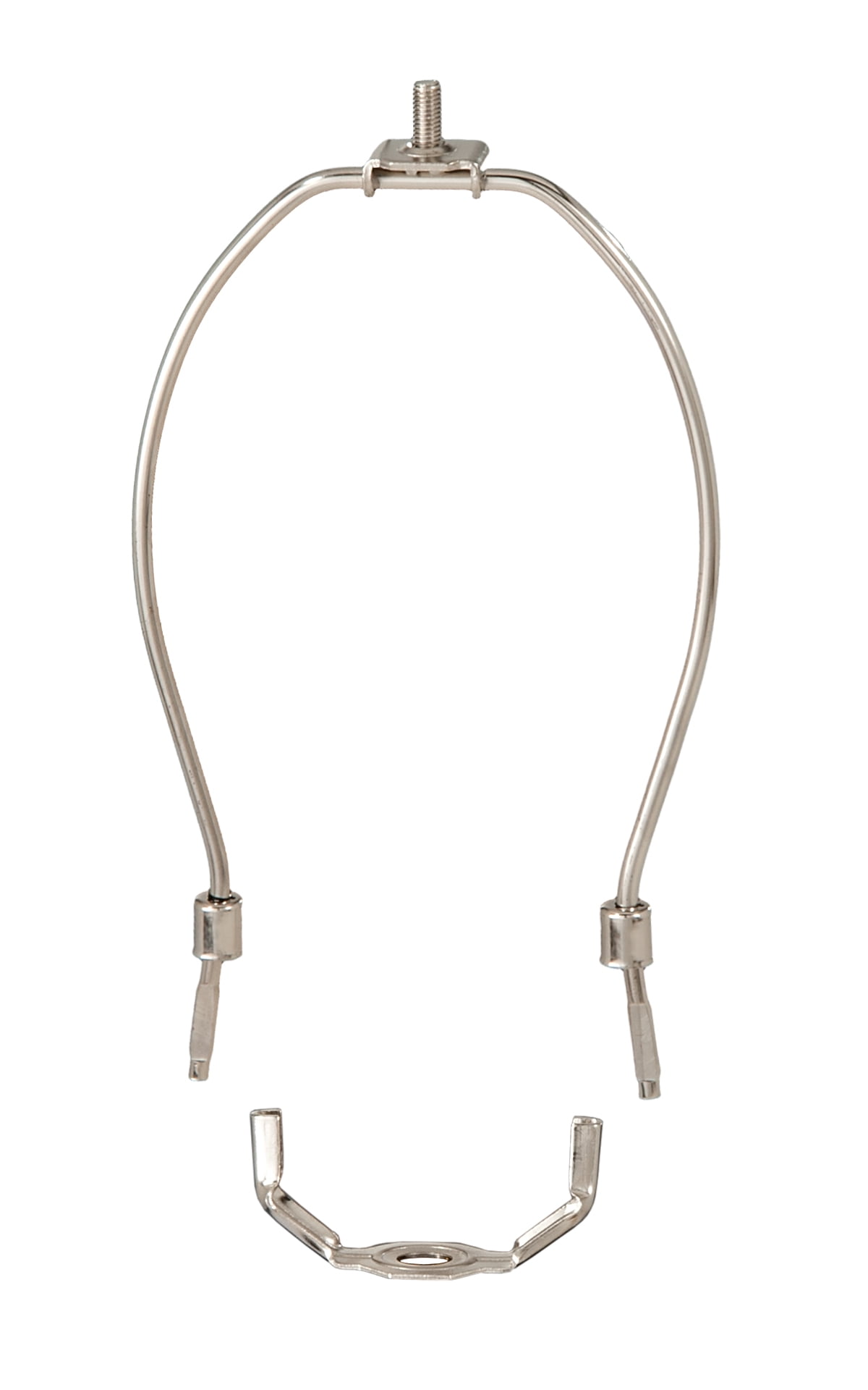 B&P Lamp® 8 1/2 Inch Heavy Duty Lamp Shade Harp Holder, Polished Nickel Finish - Walmart.com