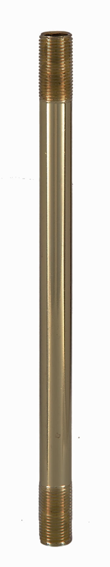 B&P Lamp® 8 Inch Solid Brass 1/8 Ip Threaded Rod - Walmart.com