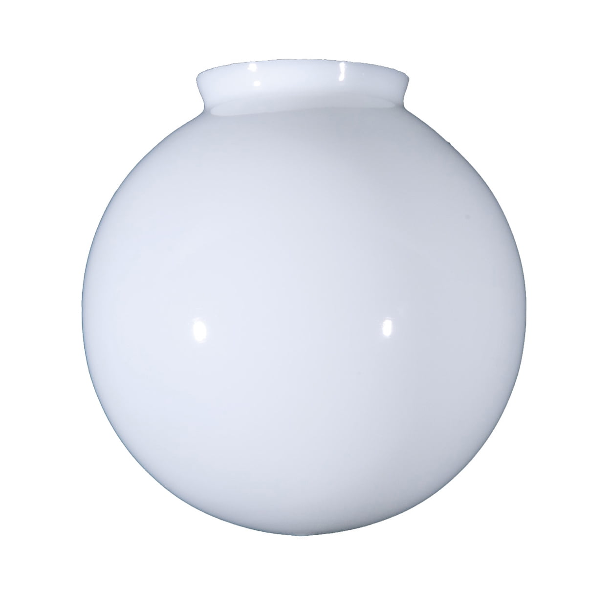 B&P Lamp 8" Opal Glass Ball Lamp Shade - Walmart.com