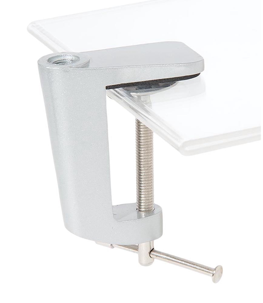 B&P Lamp® Aluminum Desk or Table Clamp, Silver Finish - Walmart.com