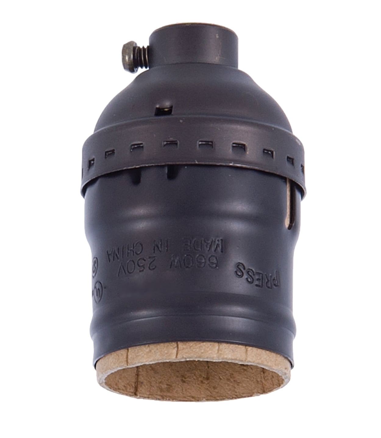B&P Lamp® Antique Bronze Keyless Socket - Walmart.com