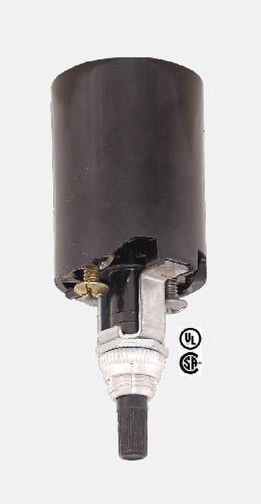B&P Lamp® Bakelite Socket Fixture W/Bottom Turn Knob - Walmart.com