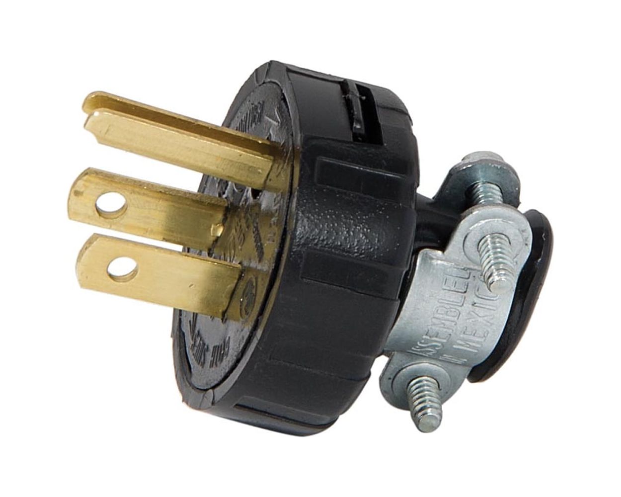 B&P Lamp® Black 3 Wire Grounding Plug for SVT Wire - Walmart.com