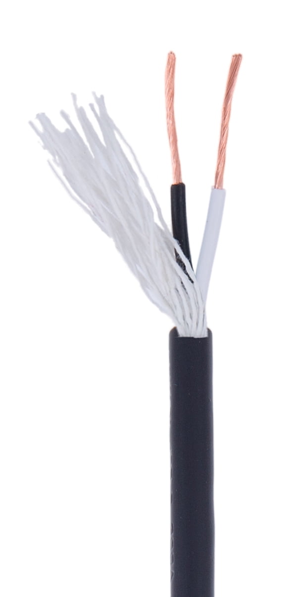 B&P Lamp® Black Color, 18/2 Svt, Pvc Lamp Cord, 2-Wire, 50 Ft. Length ...