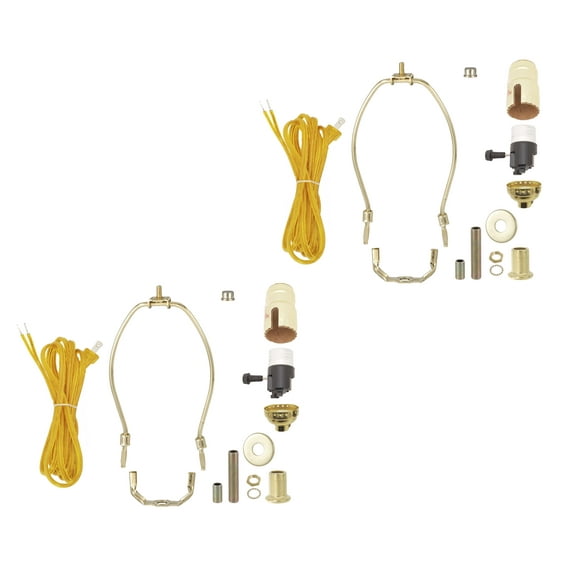 B&P Lamp® Antique Bronze Finish Floor Lamp Wiring Kit with a 3-Way ...