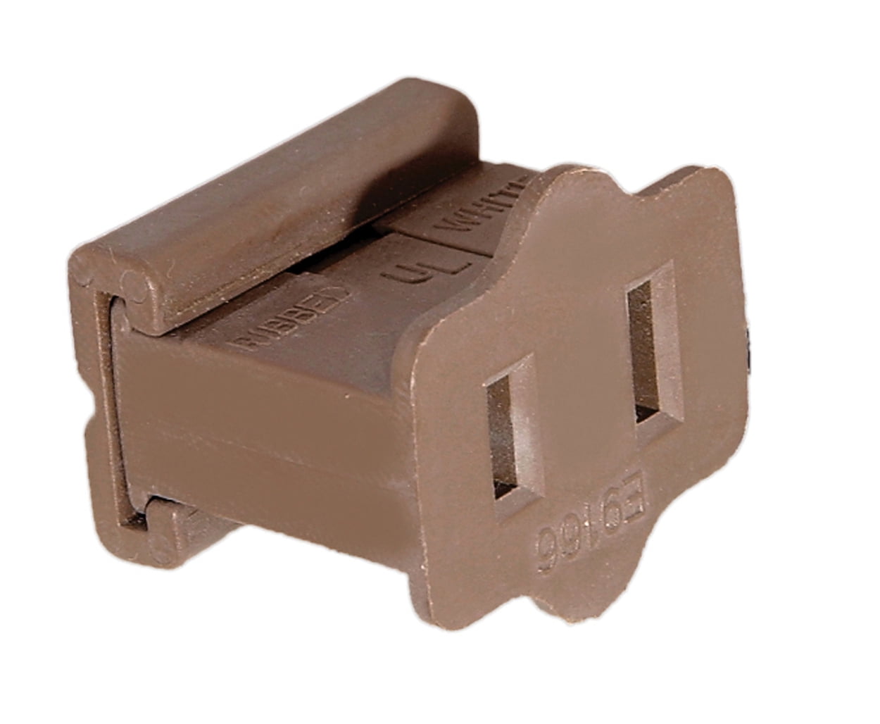 B&P Lamp® Brown Color Gilbert Female End Connector For Spt-1 Size Cord ...