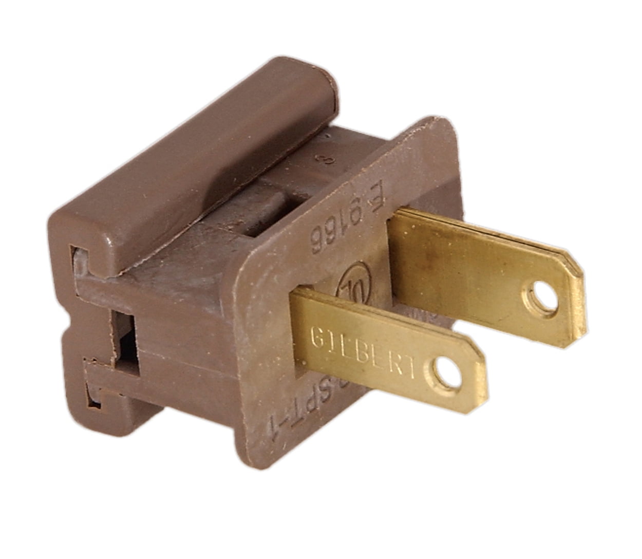 B&P Lamp® Brown Gilbert Brand Snap-On Plug, For Spt-2 Lamp Cord ...
