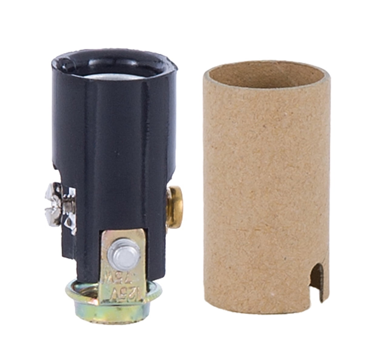 B&P Lamp® Candelabra Base, Candle Socket with 1/8 F hickey, 1 1/2 ...