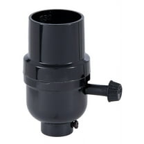 B&P Lamp E26 Medium Base Phenolic Socket with Threaded Shell and Ring ...
