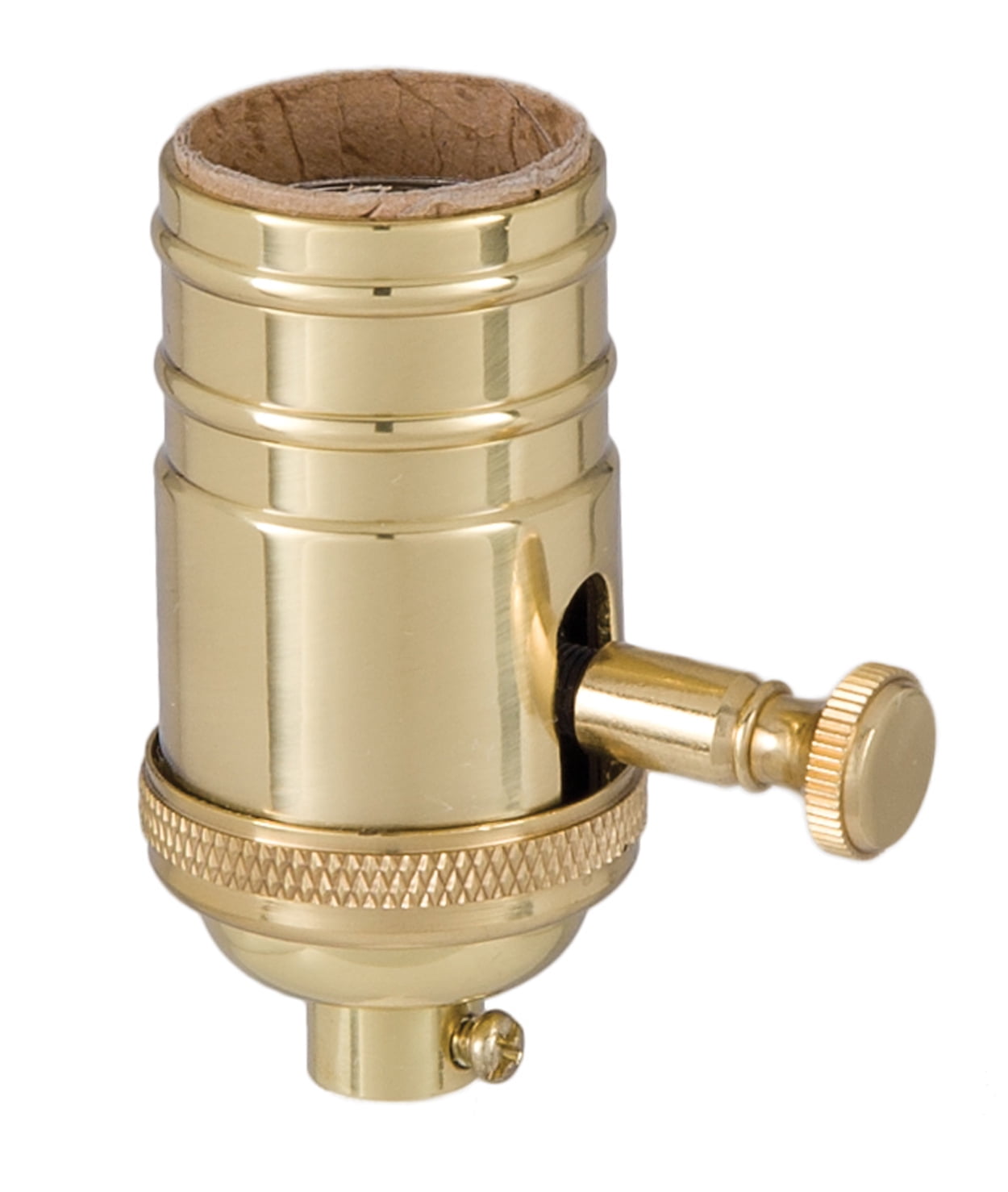 B&P Lamp® Edison Size Full Dimmer Socket In Brass - Walmart.com