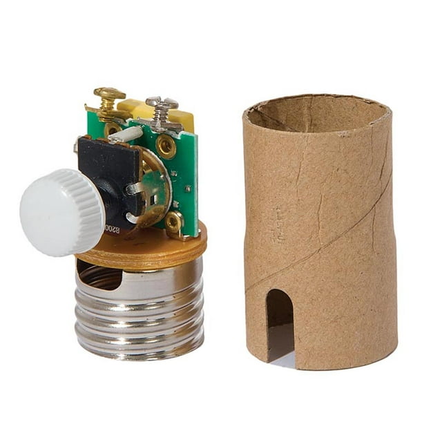 B&P Lamp® Full Range Dimmer Socket Interior with Ivory Knob - Walmart.com