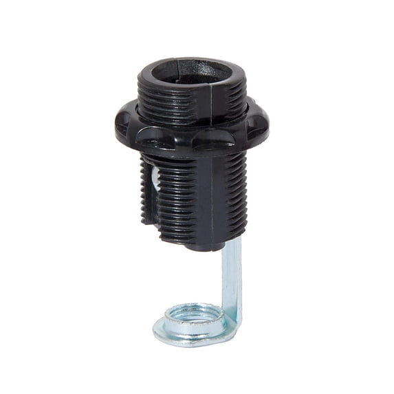 B&P Lamp® Fully Threaded Phenolic Candelabra E12 Socket with Phenolic ...