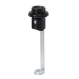 B&P Lamp® Fully Threaded Phenolic Candelabra E12 Socket with Phenolic ...