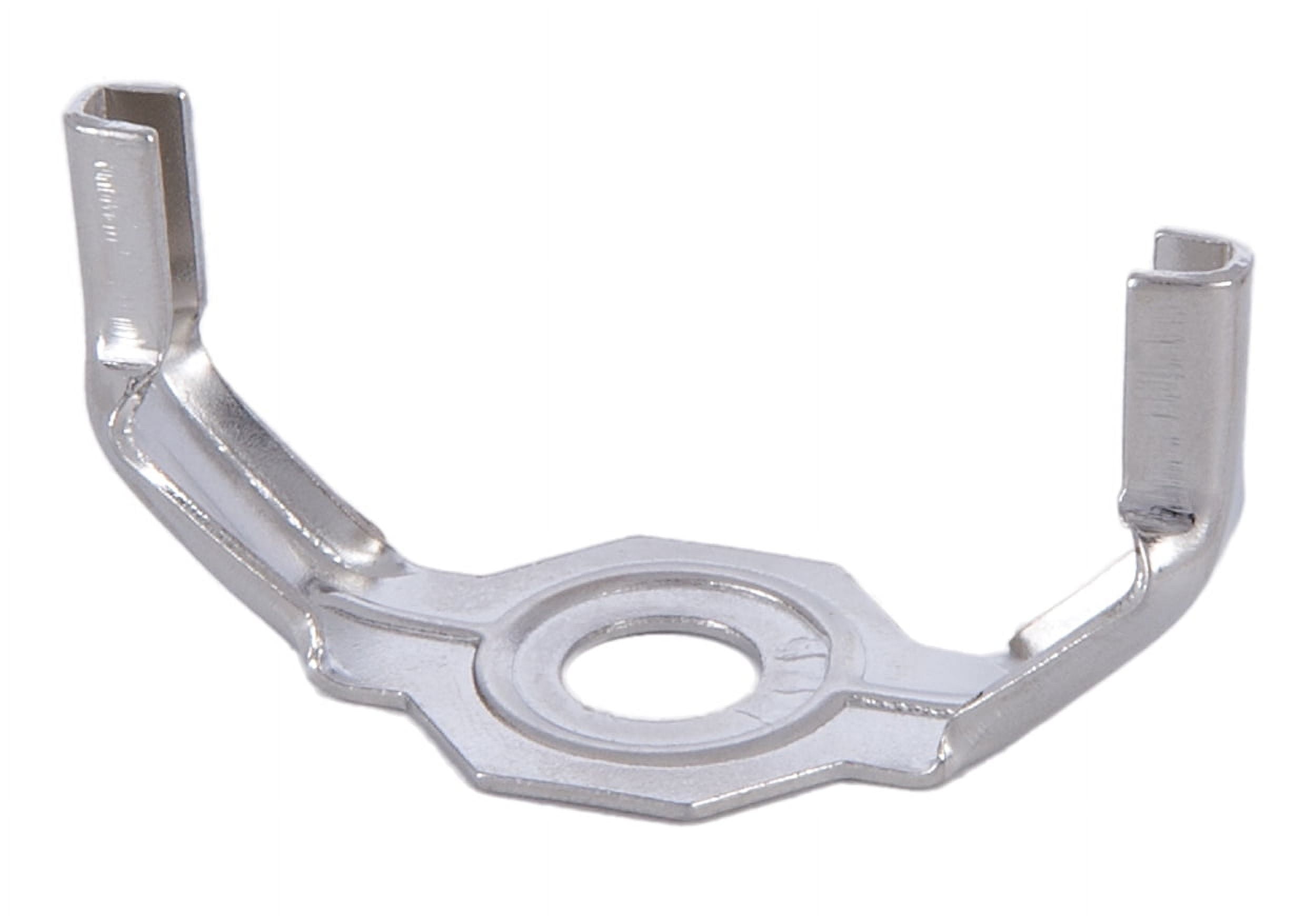 B&P Lamp® Heavy Duty Lamp Shade Harp Holder Base, 1/8IP, Polished ...