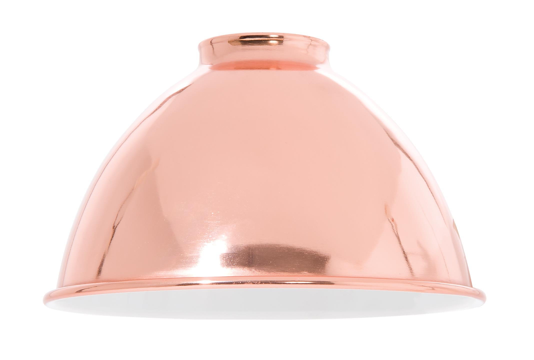 B&P Lamp® Industrial Style Metal Dome Shades (Polished Copper ...