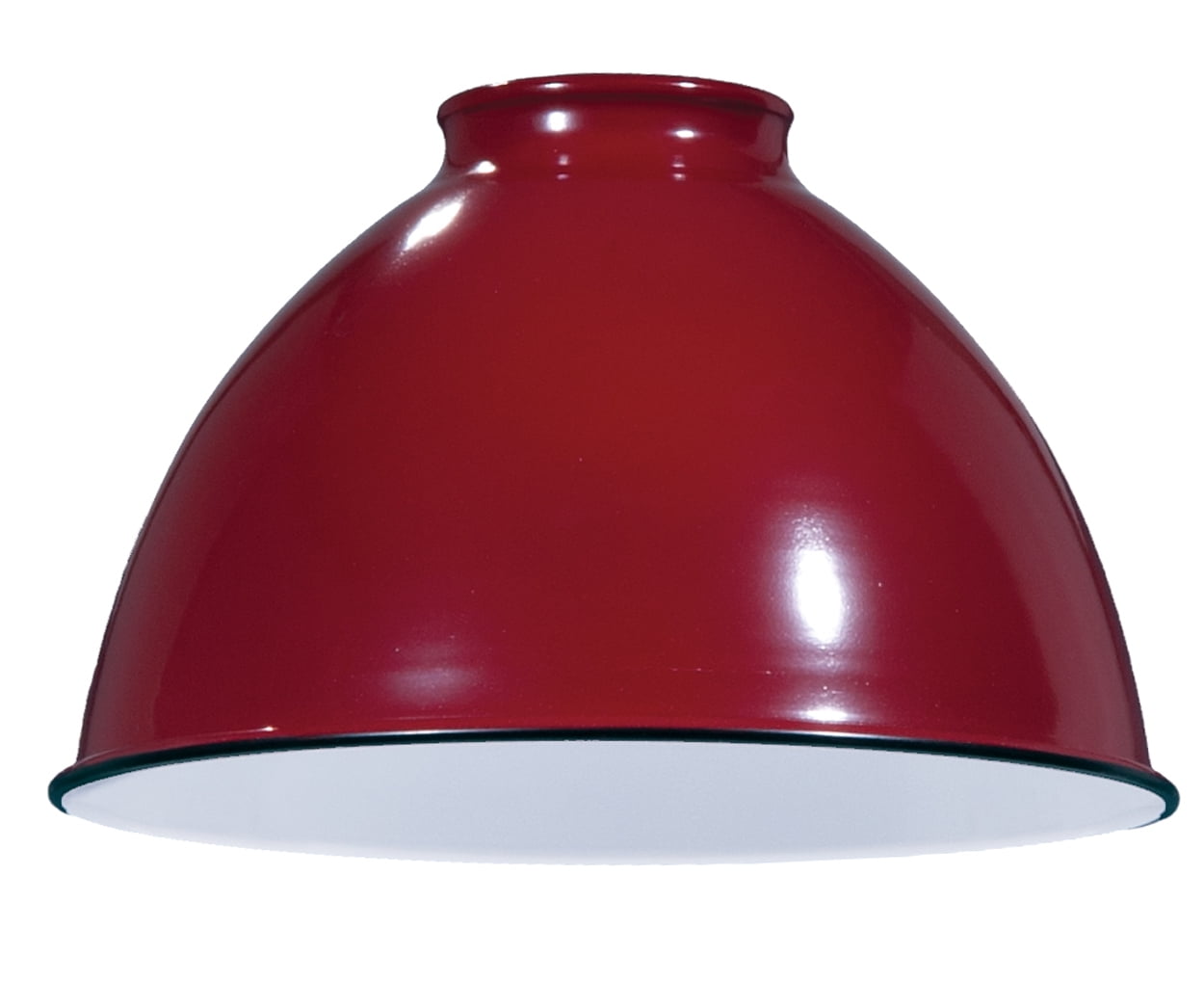 B&P Lamp® Industrial Style Metal Dome Shades (Red) - Walmart.com