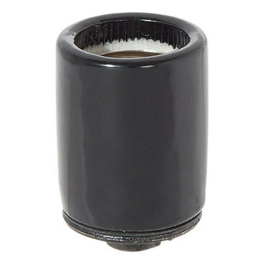 B&P Lamp® Short Keyless, Aluminum Medium Base Lamp Socket with Antique ...