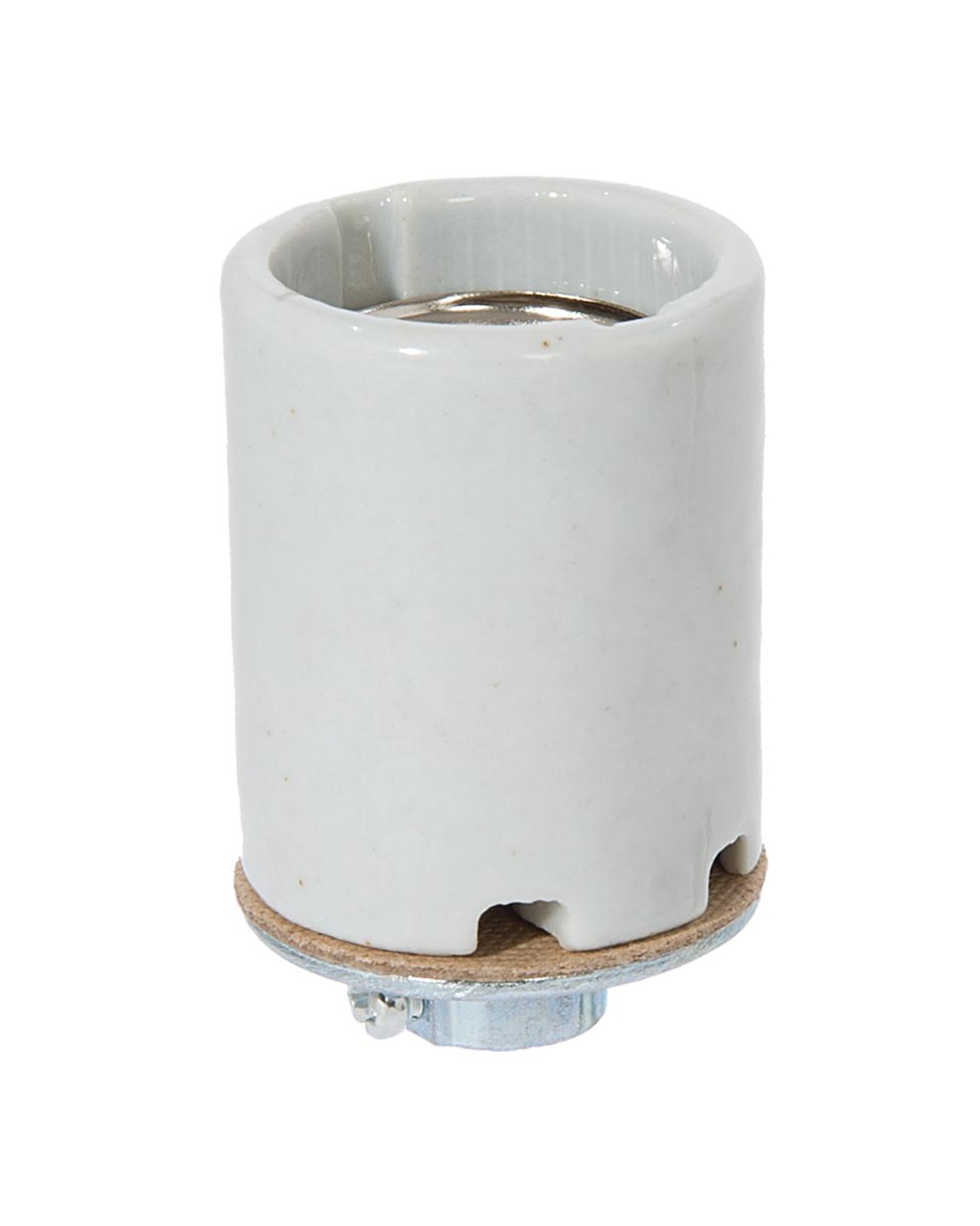 B&P Lamp Keyless Glazed Porcelain Socket with 1/8IP Cap and 4KV Pulse ...