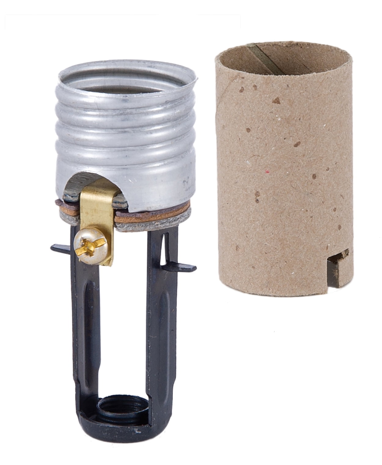 B&P Lamp® Medium Base, Keyless Candle Socket with 1/8 IP Hickey, 3 Inch ...