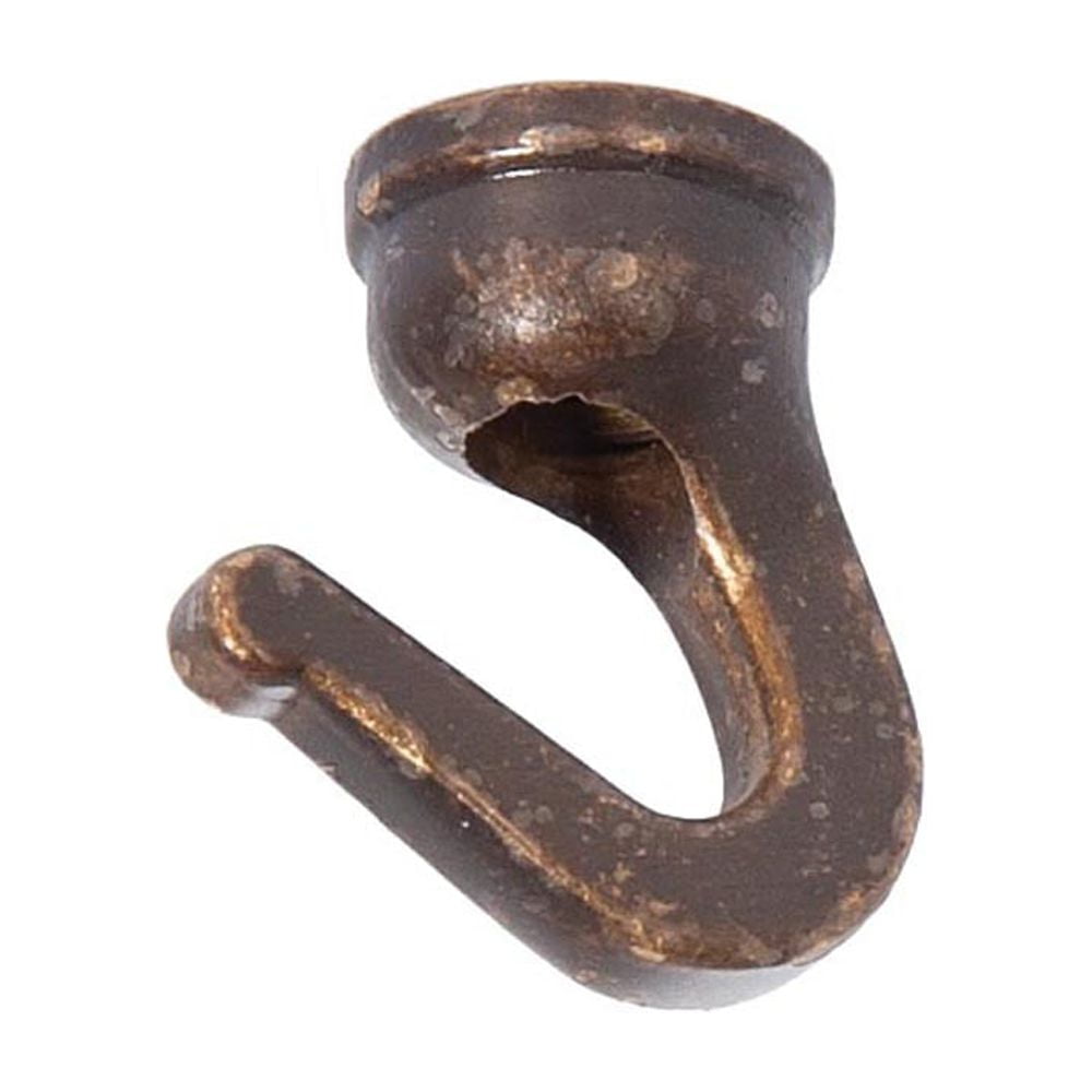 B&P Lamp® Modern Style Cast Brass Lighting Hook with Wire Way, 1 Inch ...