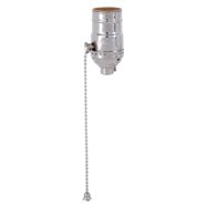 7043100 Brass Finish 3-Way Pull Chain Socket - Walmart.com