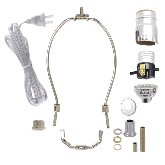 Creative Hobbies Black Finish Make-A-Lamp Kit with All Parts and ...
